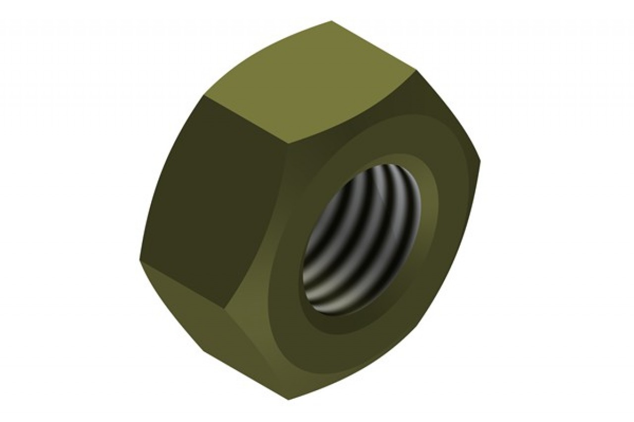 Titan Mutter DIN 934 | M6 | TI-Mutter-M6